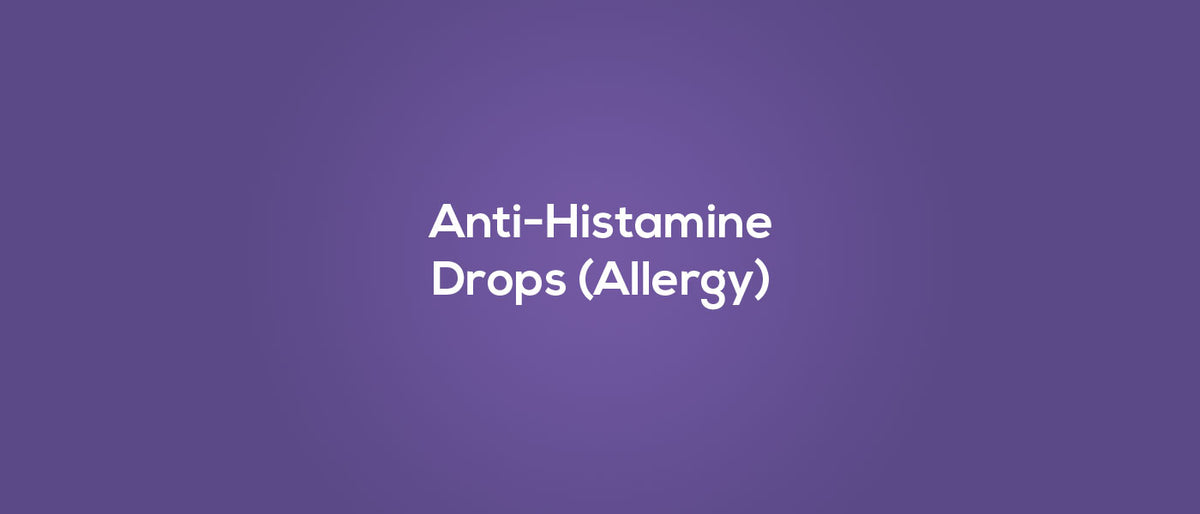 Anti-Histamine Drops for Allergy Relief and Comfort