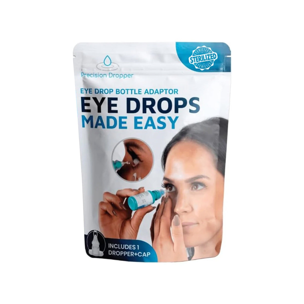 Precision Dropper Eye Drop Assist Device – Mess-Free Eyedrop – Compati
