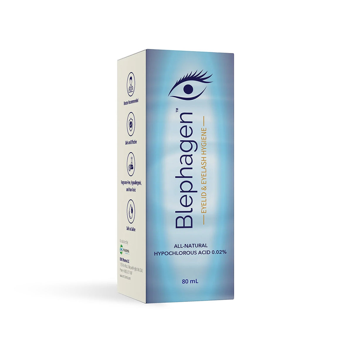 Blephagen Hypochlorous Acid for Eyelid and Eyelash Hygiene (40mL)