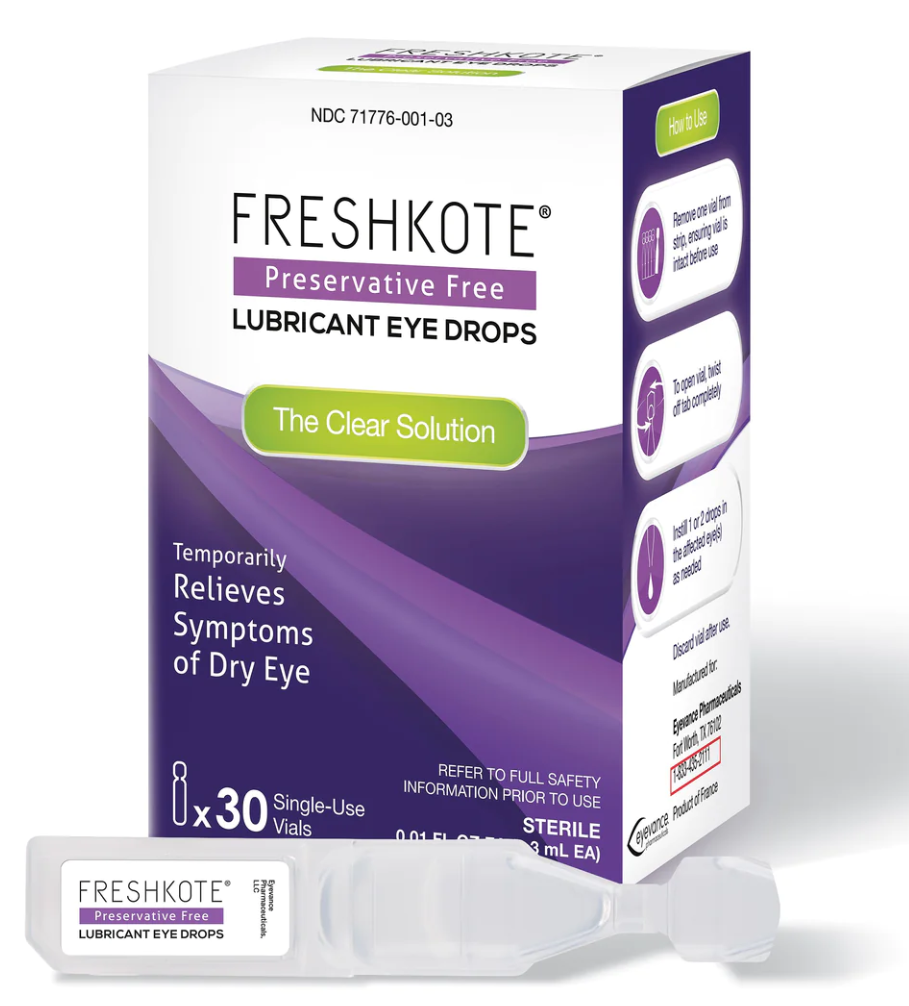 Freshkote (PF) Preservative Free Eye Drops for Dryness of the Eyes (30